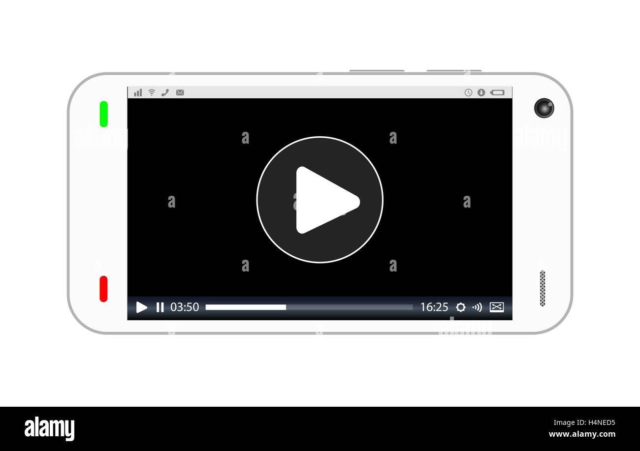 Video watching live streaming Cut Out Stock Images & Pictures - Alamy