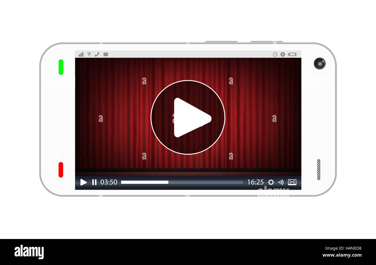 Playing broadcasting Stock Vector Images - Alamy