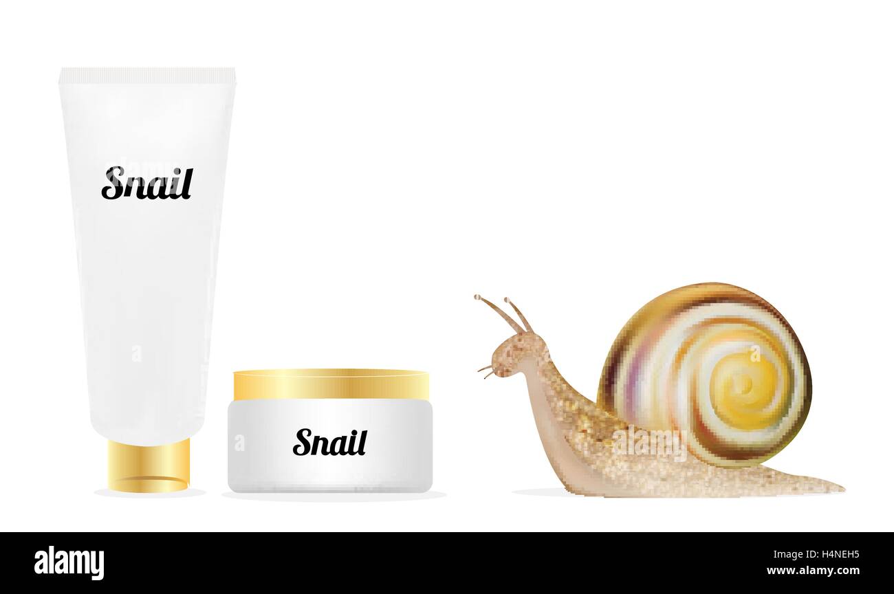 Tube cream beautiful white Stock Vector Images - Alamy