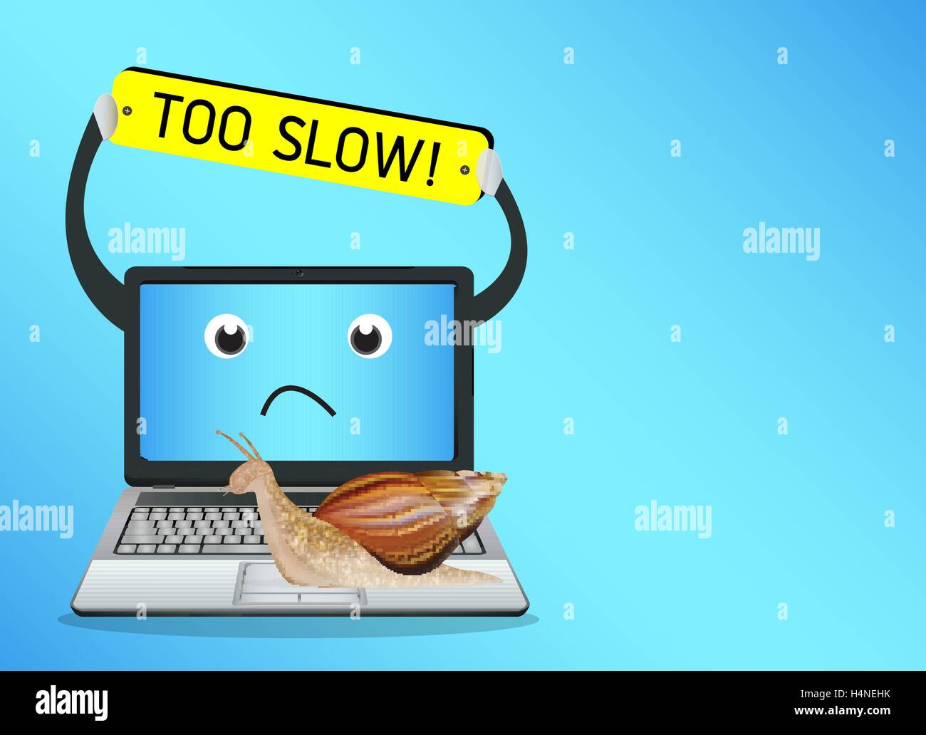 Slow help Stock Vector Images - Alamy