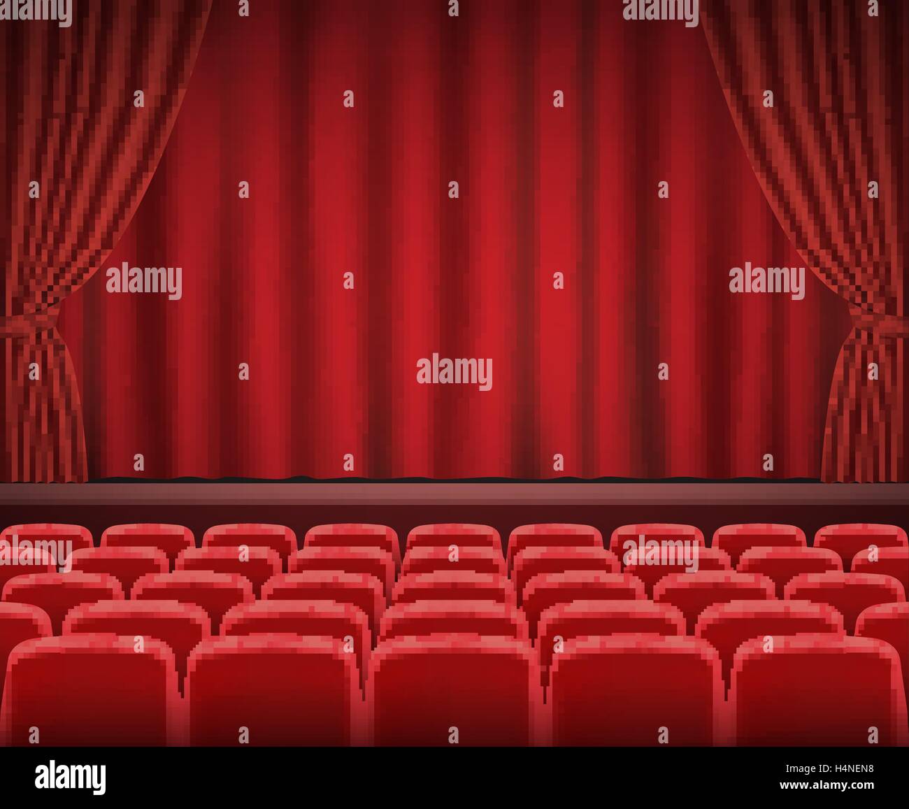 Empty conference hall stage Stock Vector Images - Alamy