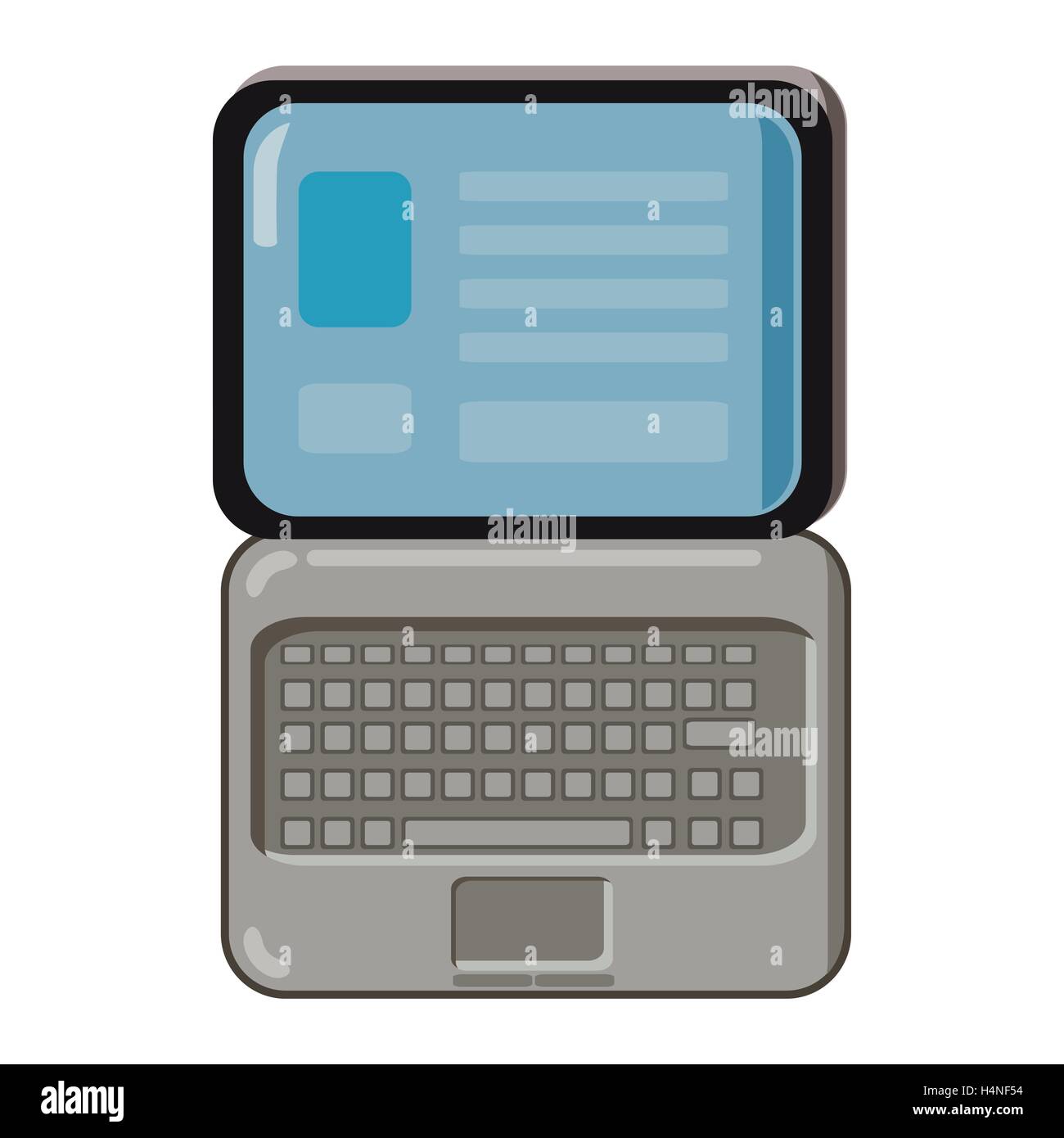Laptop icon, cartoon style Stock Vector Image & Art - Alamy