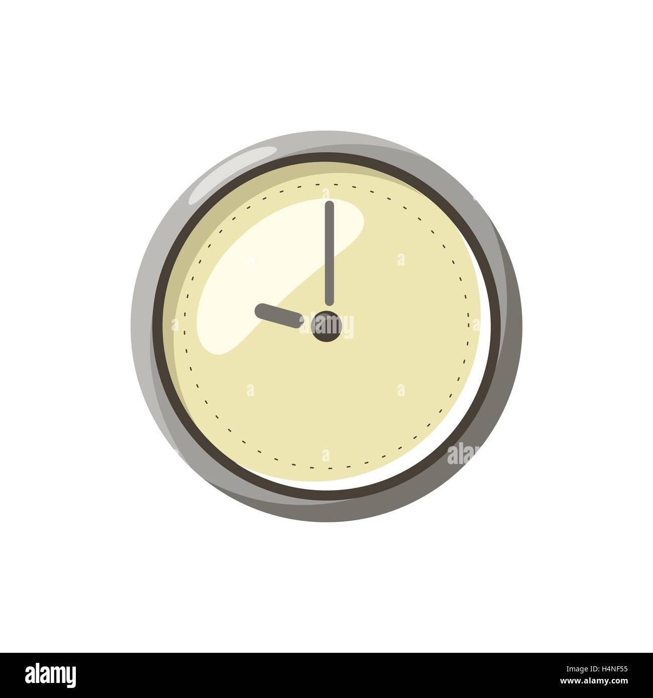Clock icon, cartoon style Stock Vector Image & Art - Alamy