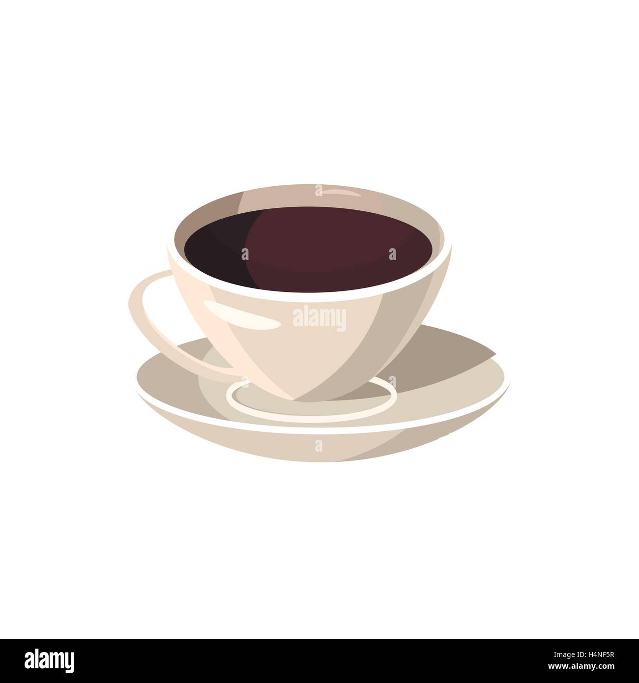 Cup of coffee icon, cartoon style Stock Vector Image & Art - Alamy
