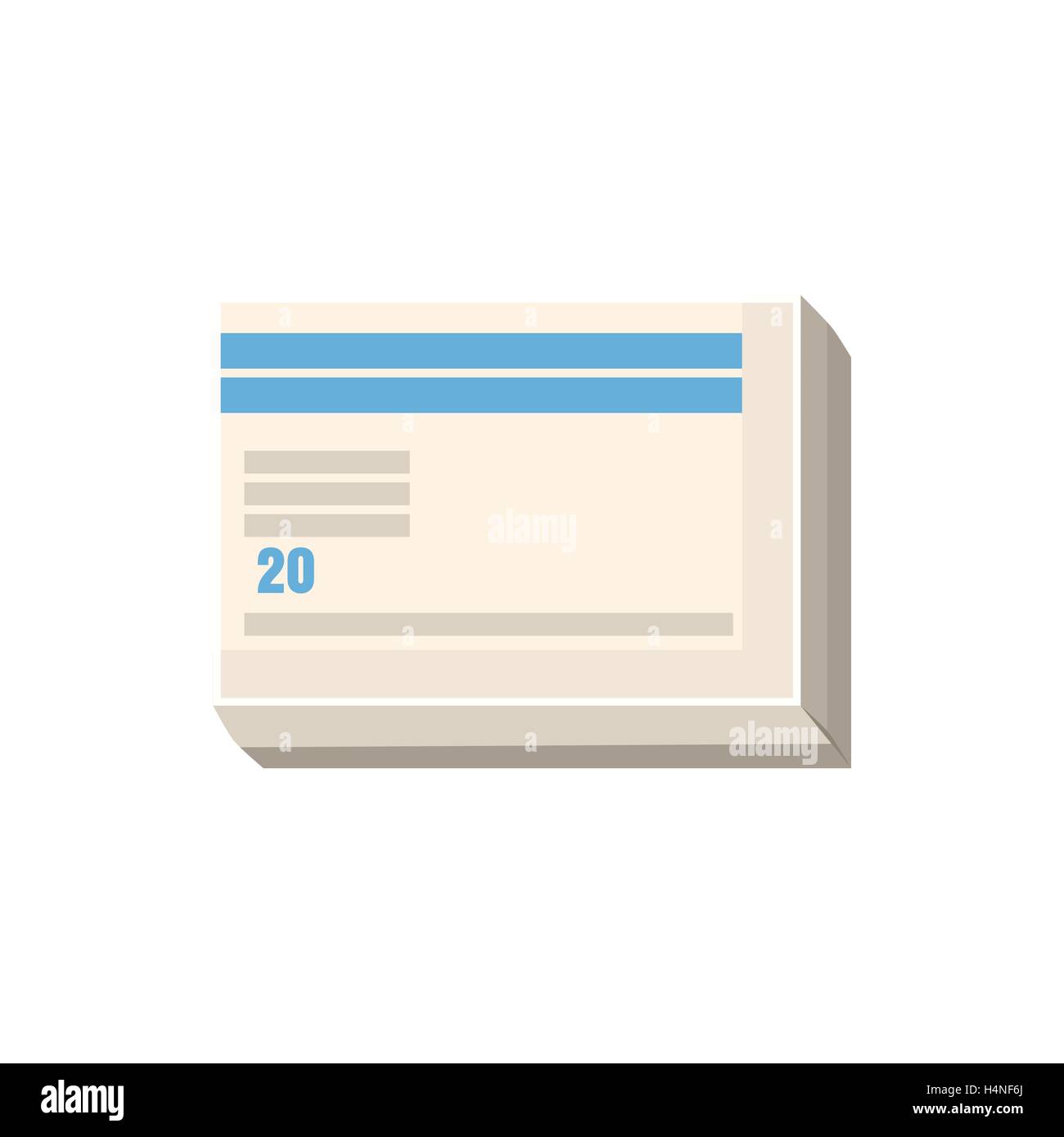 Empty blister packaging Stock Vector Images - Alamy