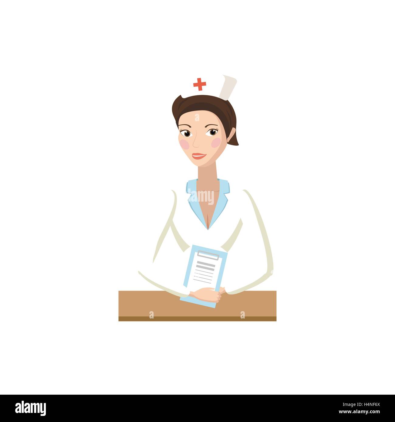 Nurse icon, cartoon style Stock Vector Image & Art - Alamy