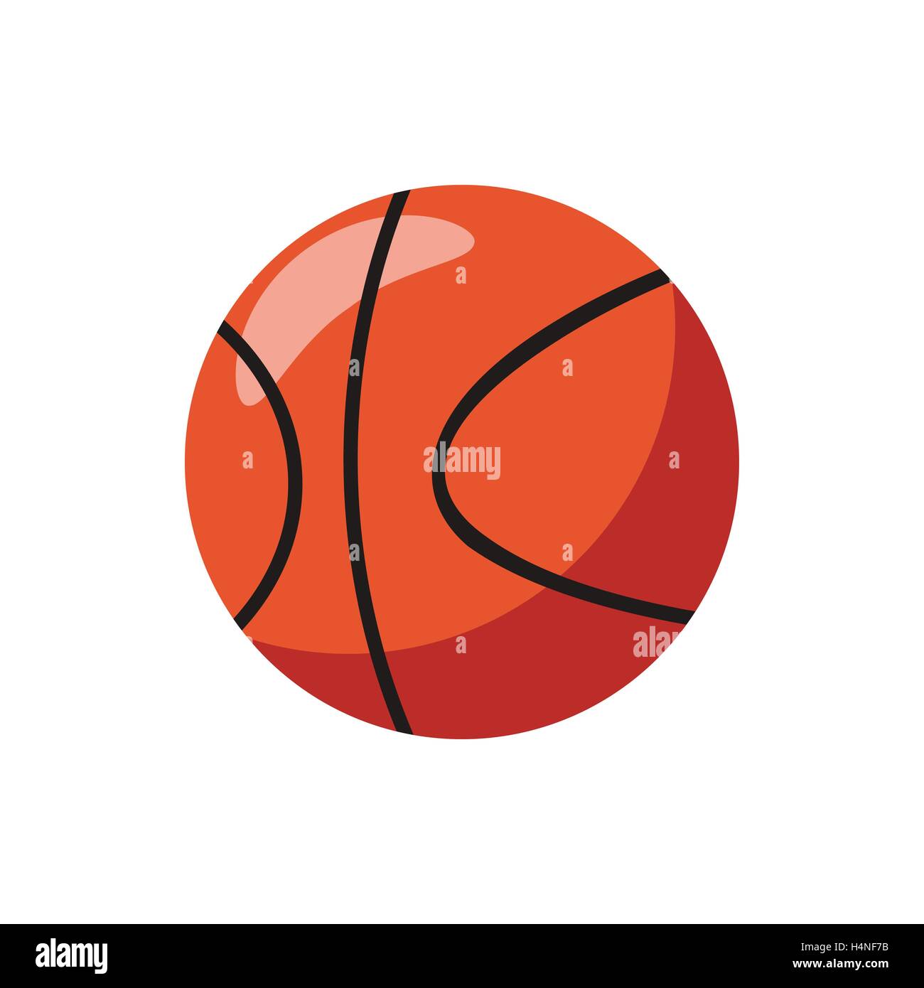 Basketball ball icon, cartoon style Stock Vector Image & Art - Alamy