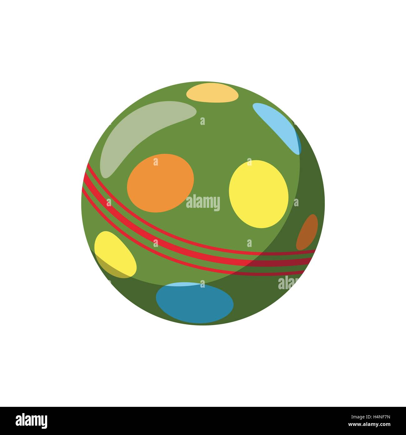 Colorful ball icon, cartoon style Stock Vector Image & Art - Alamy