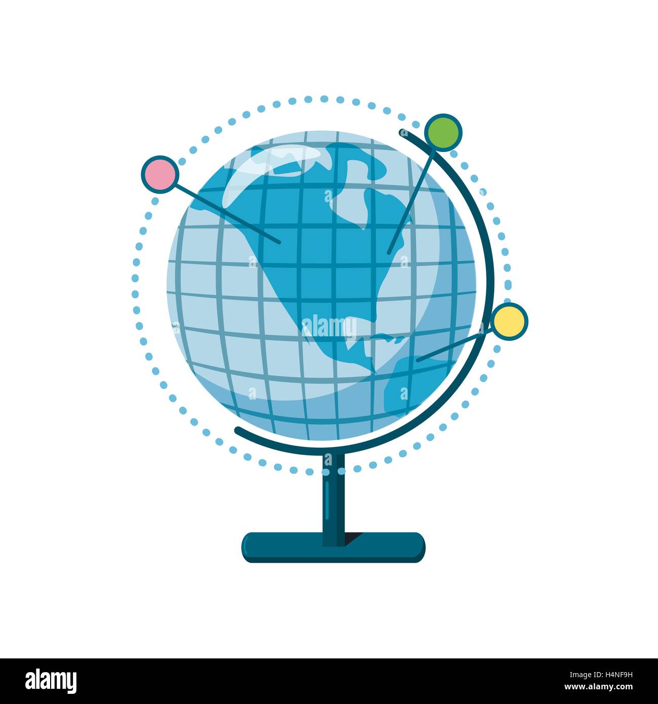 Globe icon, cartoon style Stock Vector Image & Art - Alamy