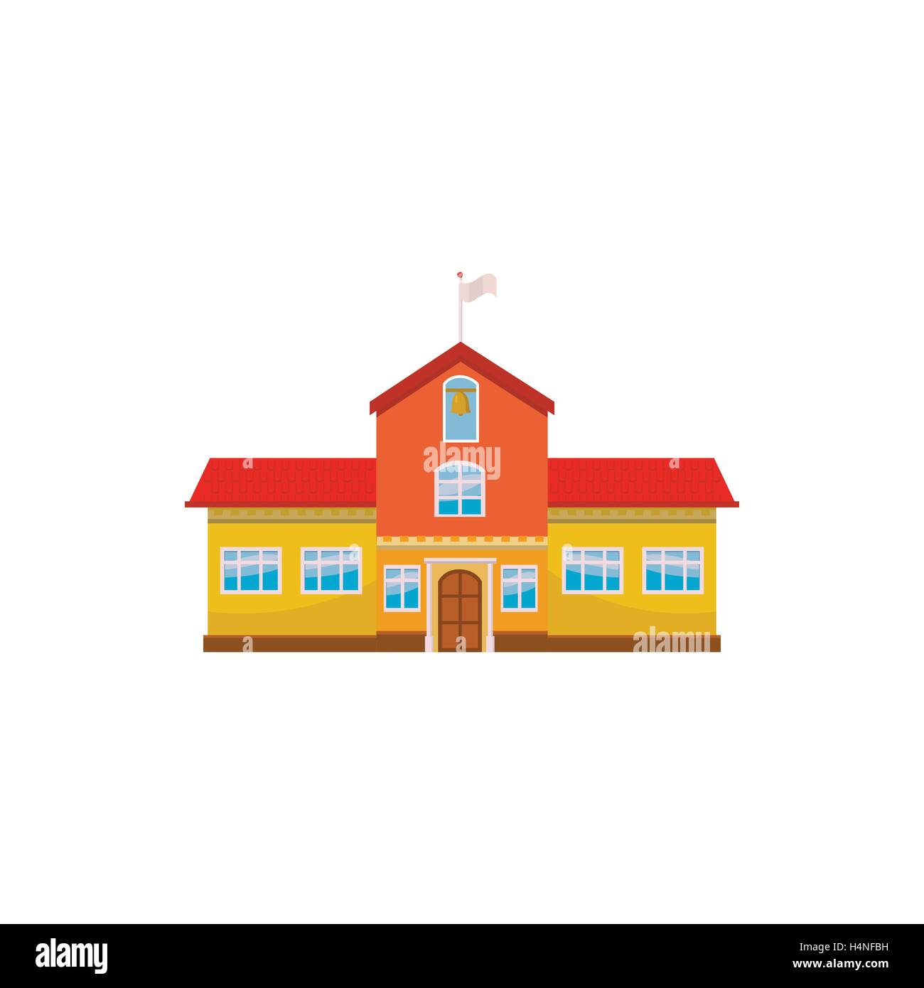 Elementary School Building Icon