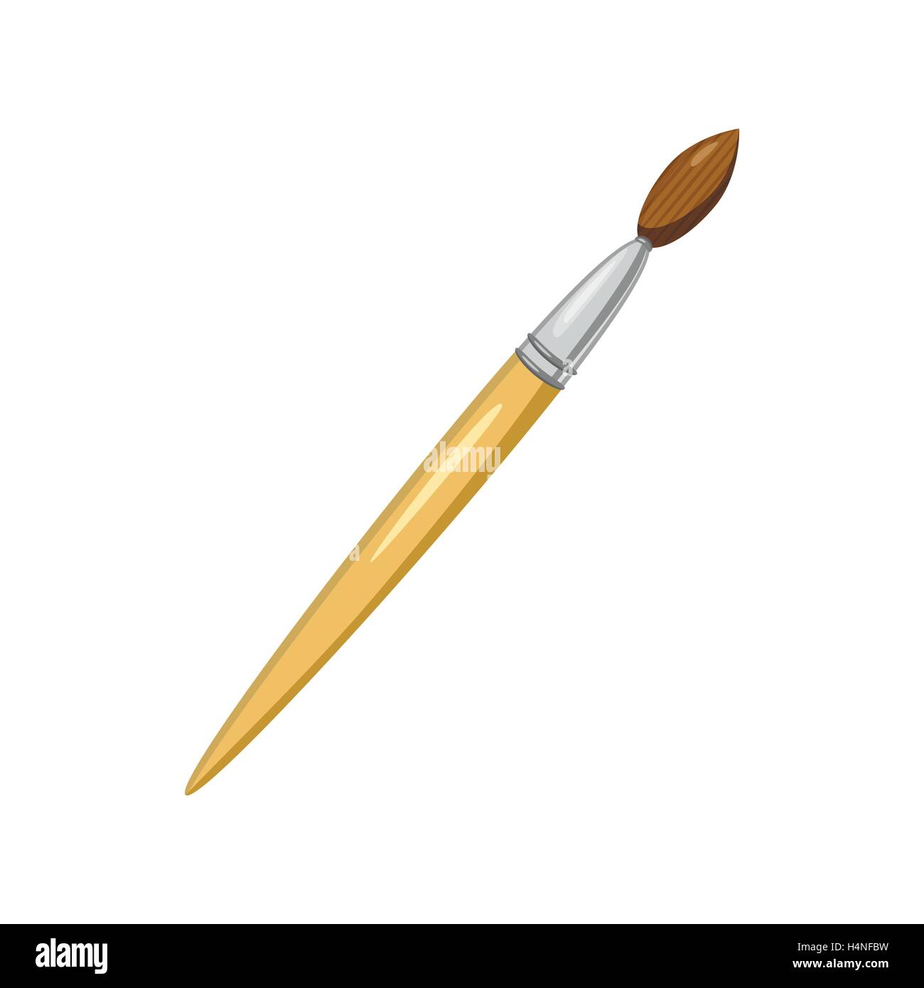 Paint brush icon, cartoon style Stock Vector Image & Art - Alamy
