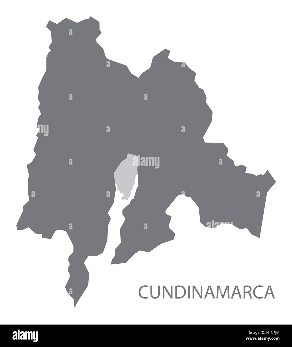 Cundinamarca vector map hi-res stock photography and images - Alamy