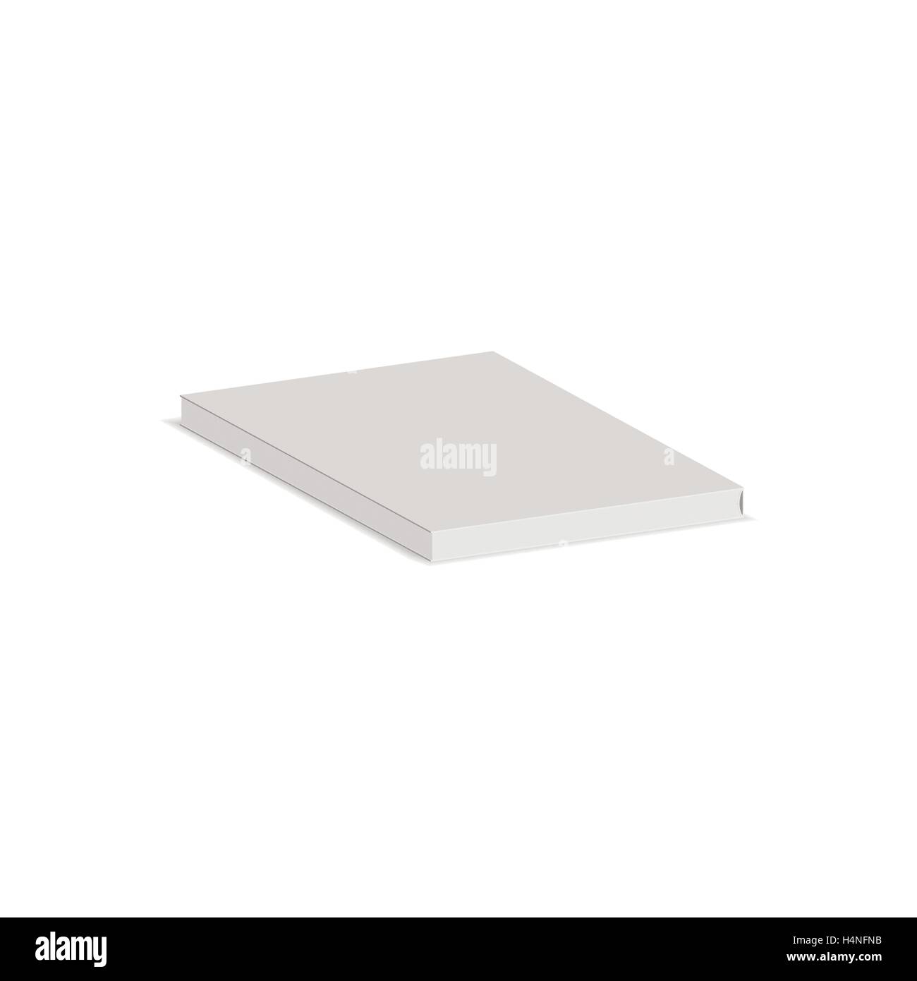 White empty book icon, isometric 3d style Stock Vector Image & Art - Alamy