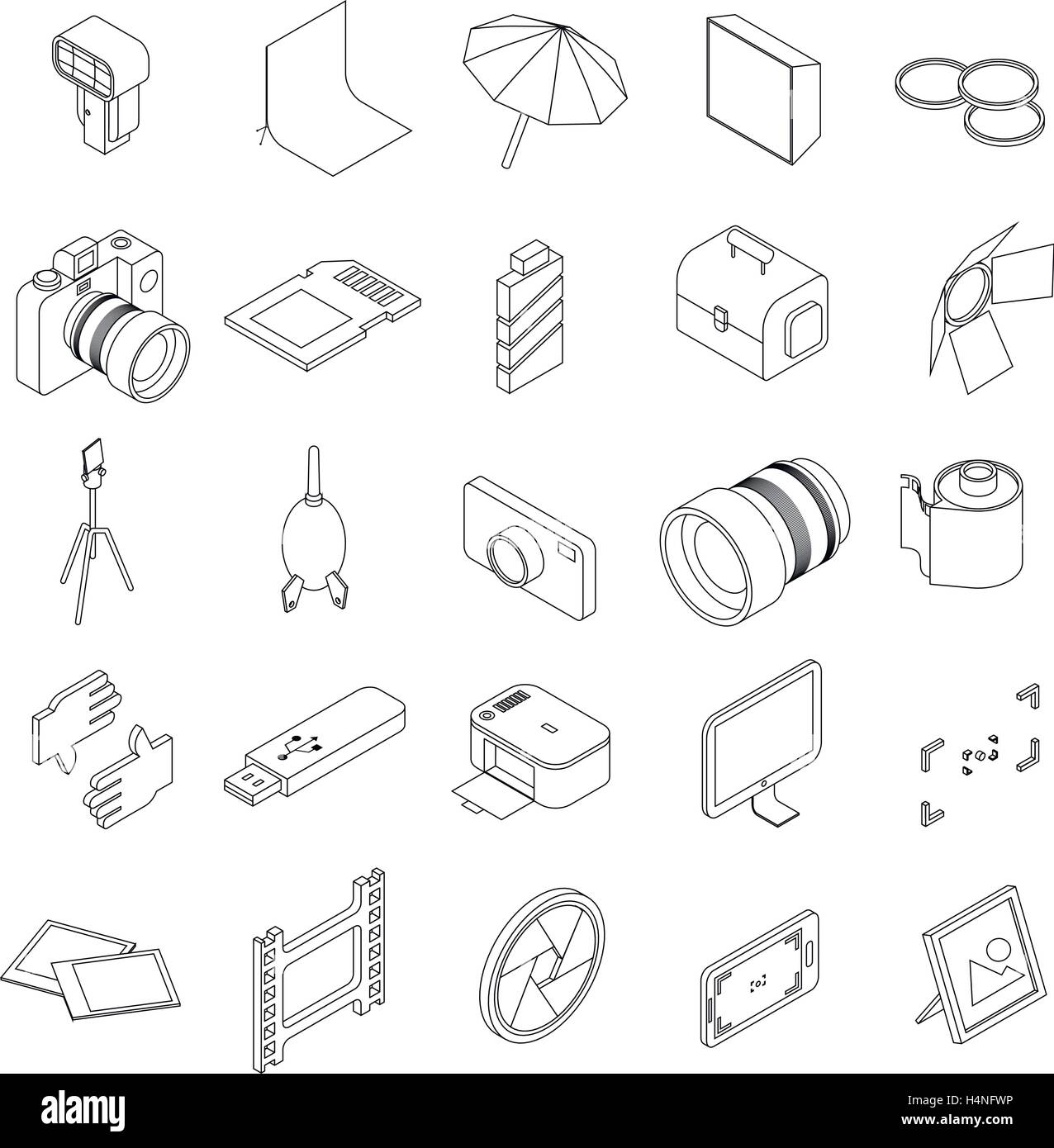 Movie set lighting studio Black and White Stock Photos & Images - Alamy