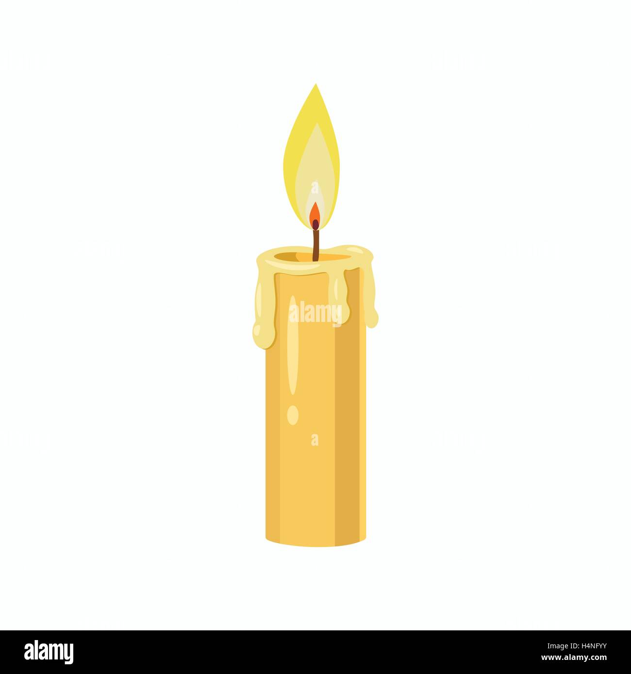 Candle icon, cartoon style Stock Vector Image & Art - Alamy
