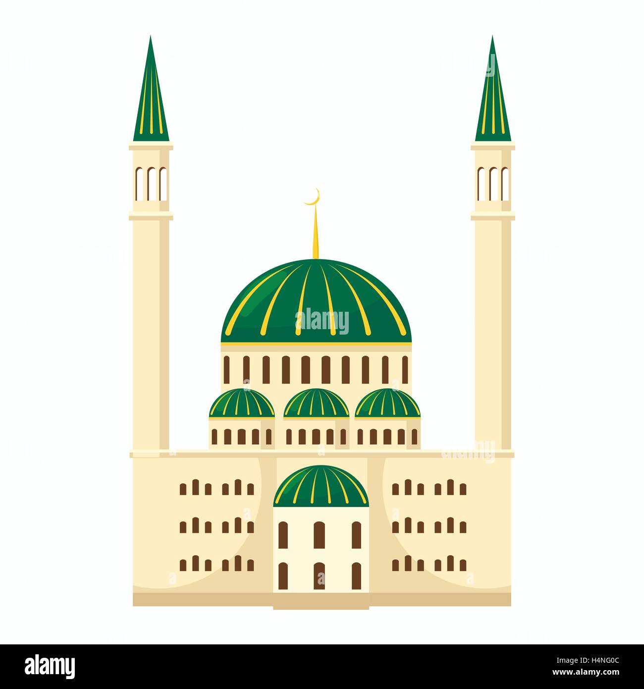 Mosque icon, cartoon style Stock Vector Image & Art - Alamy