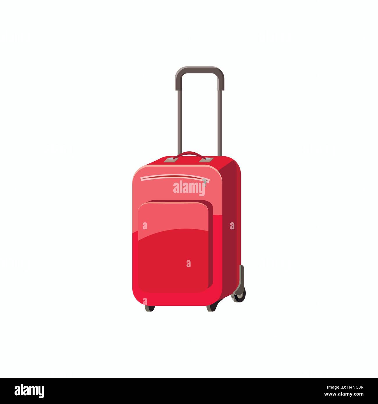 Red valise Stock Vector Images - Alamy