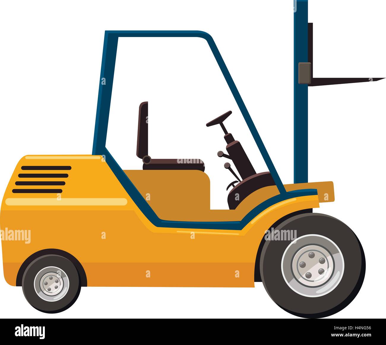 Stacker loader icon, cartoon style Stock Vector Image & Art - Alamy