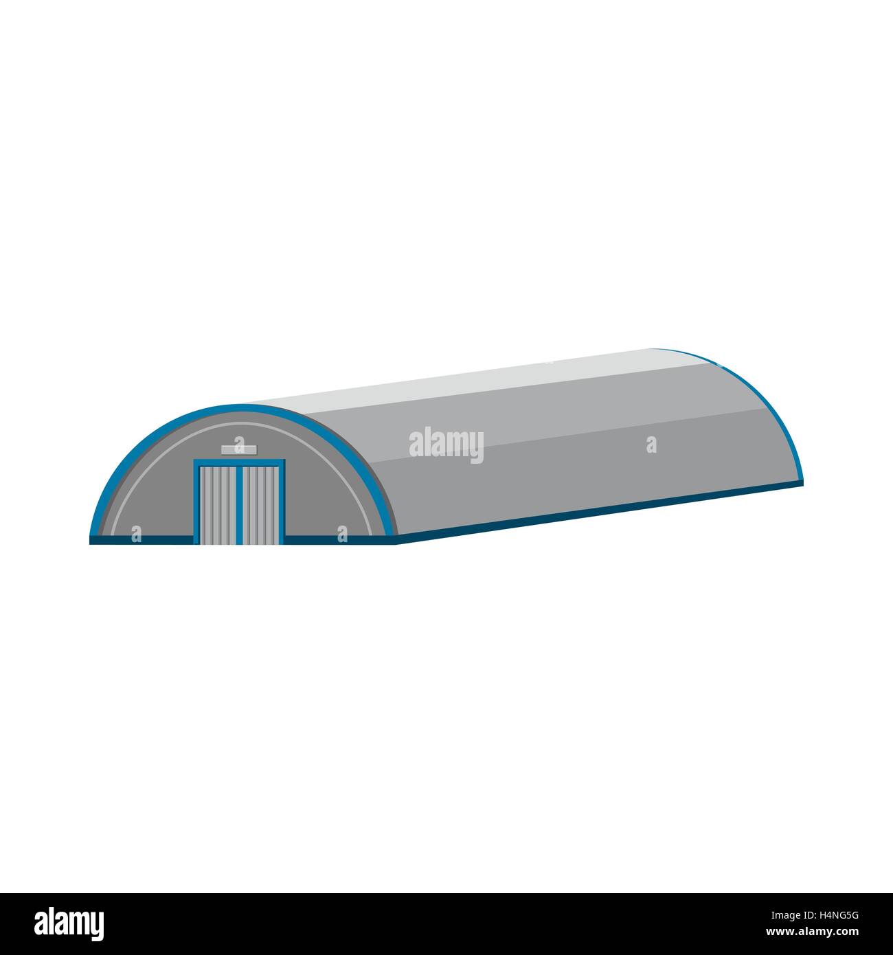 Empty modern storehouse building Stock Vector Images - Alamy