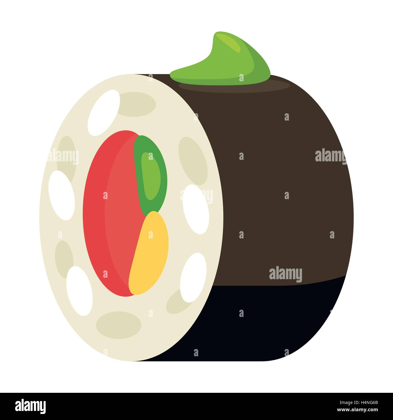 Sushi Roll Cartoon