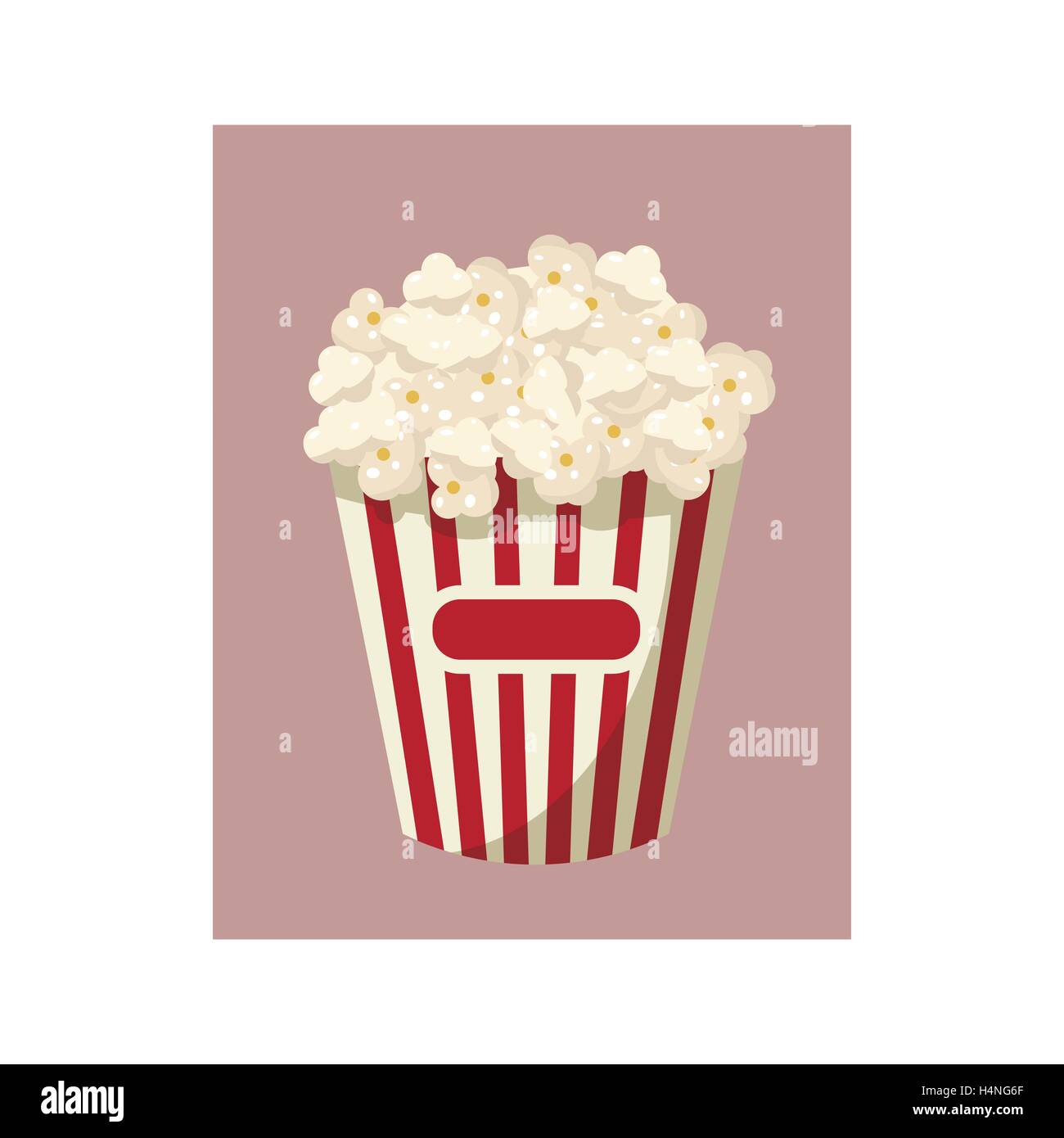 Popcorn icon, cartoon style Stock Vector Image & Art - Alamy