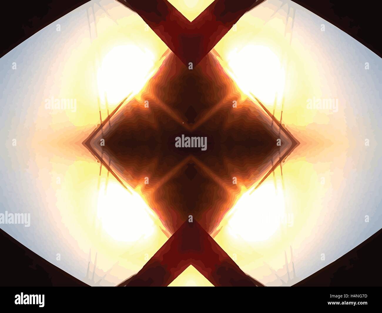 Sunrise through window Stock Vector Images - Alamy