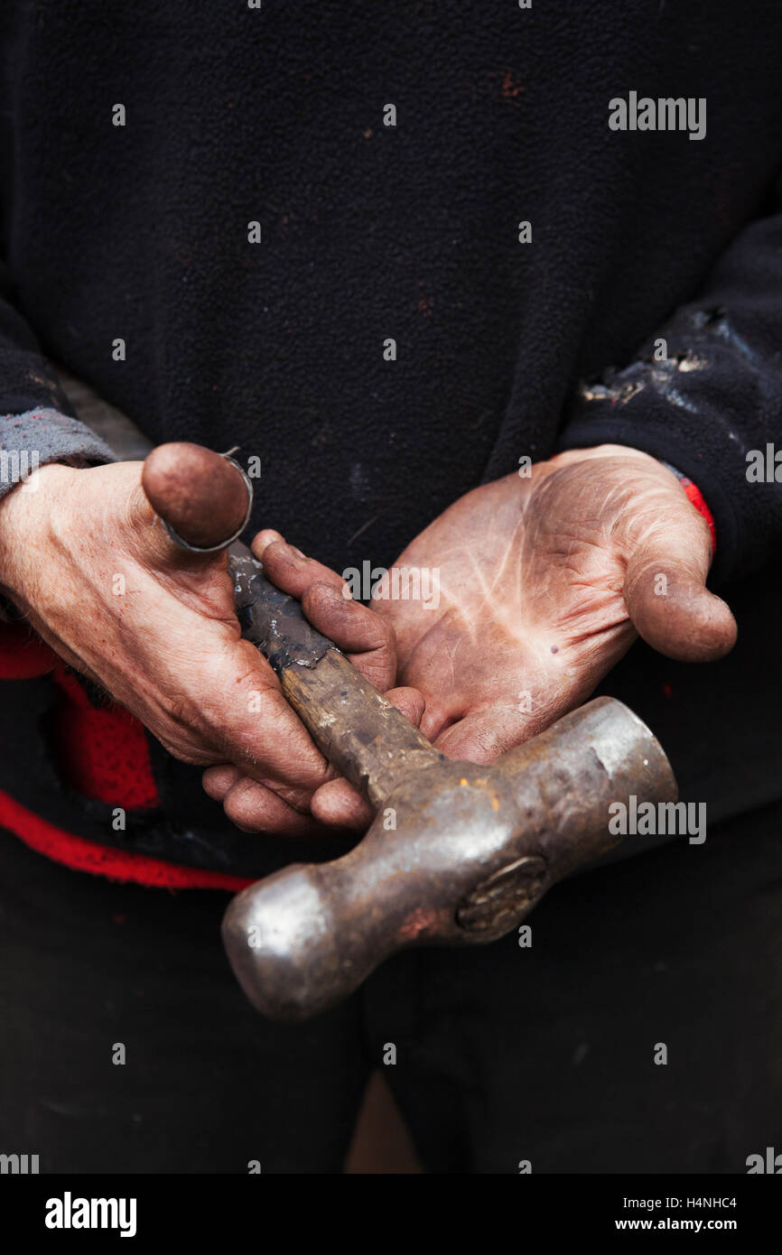 Blacksmiths hammer hi-res stock photography and images - Alamy