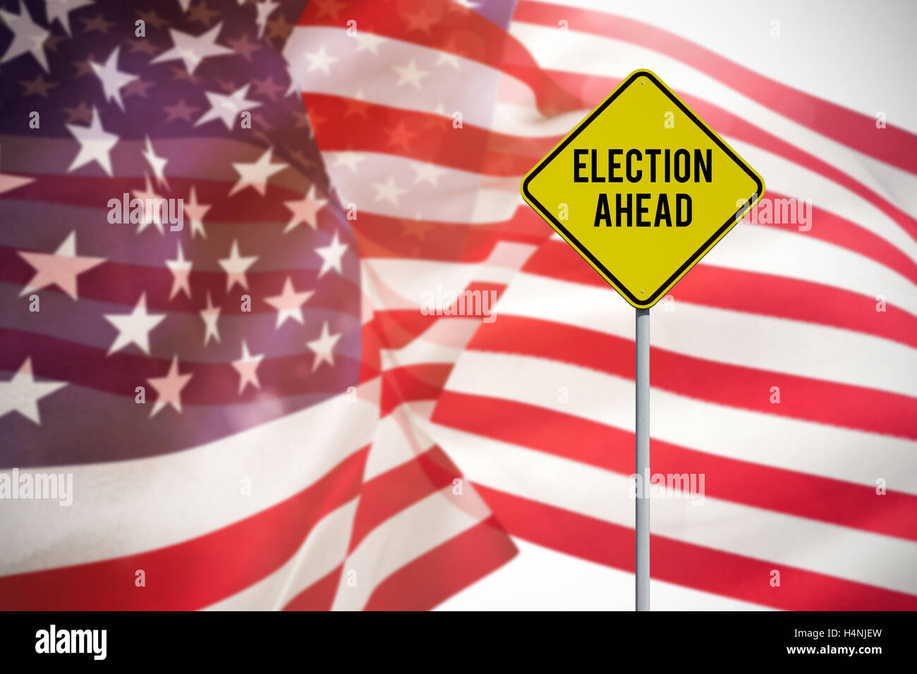 Election ahead sign hi-res stock photography and images - Alamy