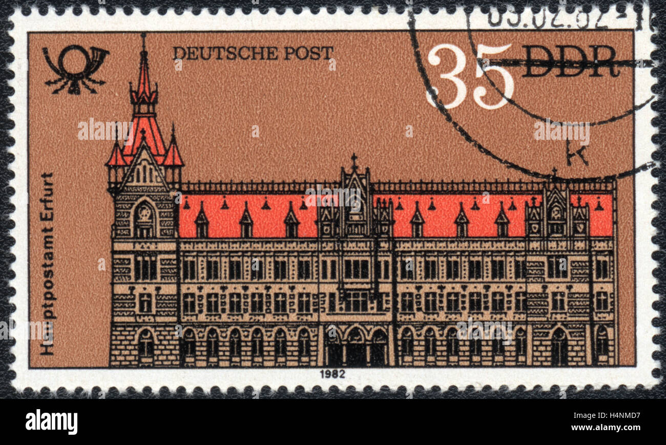 Ddr postage stamp hi-res stock photography and images - Alamy