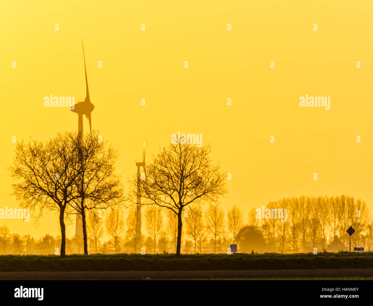 Wind turbine, Netherlands Stock Photo - Alamy