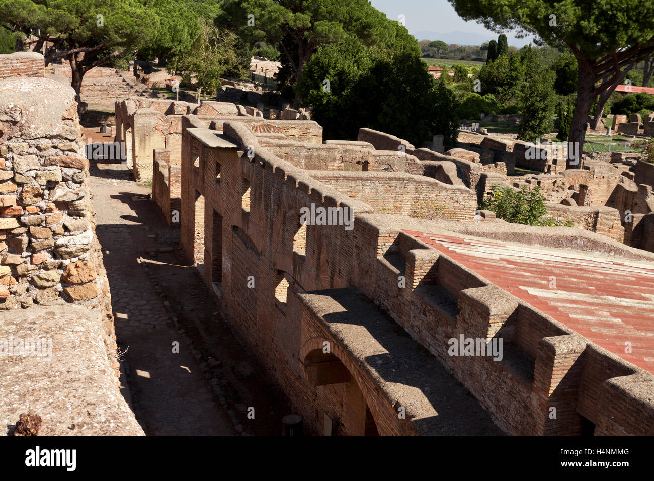 Ruins of ostia the ancient port of rome hi-res stock photography and ...