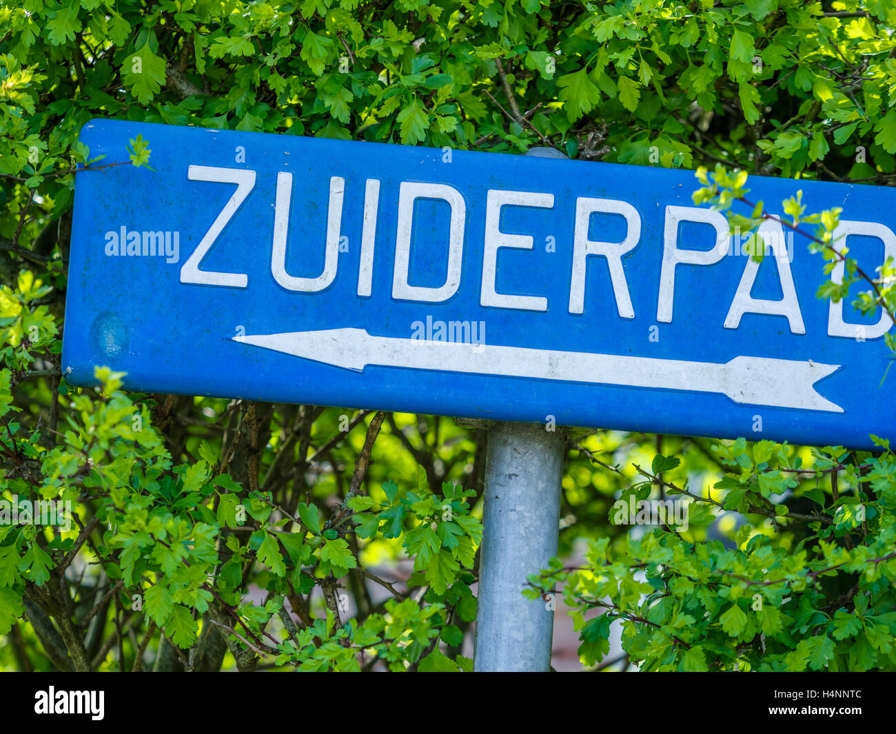 Path direction sign, Netherlands Stock Photo - Alamy