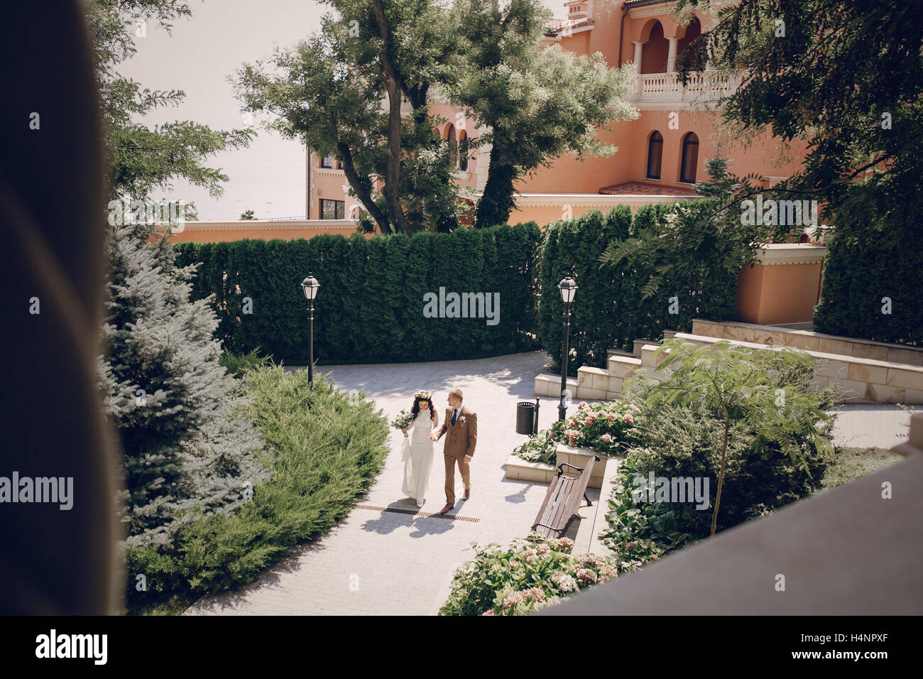 sunny wedding day Stock Photo - Alamy