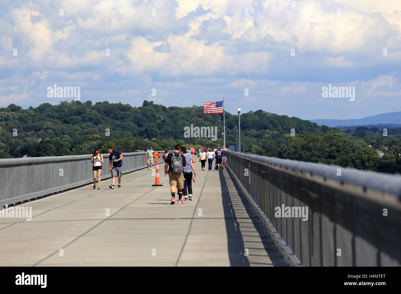Walkway Over the Hudson State Park Poughkeepsie New York Stock Photo ...