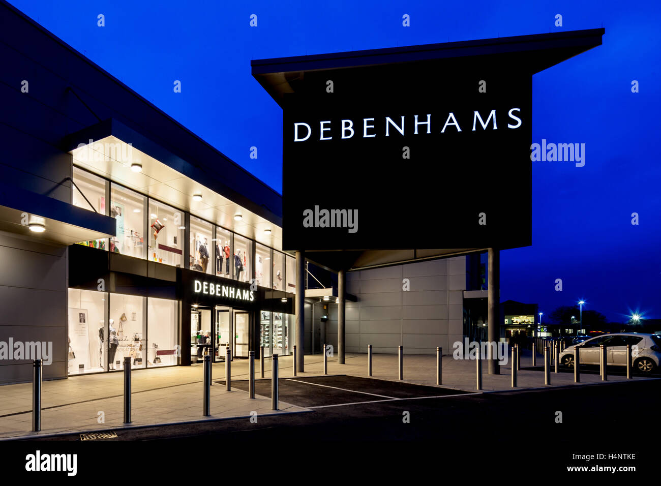 Debenhams store in Haverfordwest Stock Photo - Alamy
