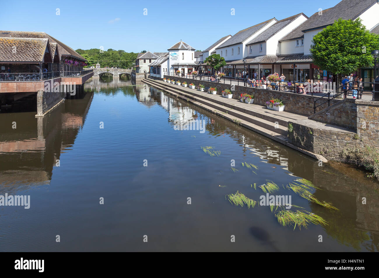 Haverfordwest Town Center, Pembrokeshire, Wales, UK Stock Photo - Alamy