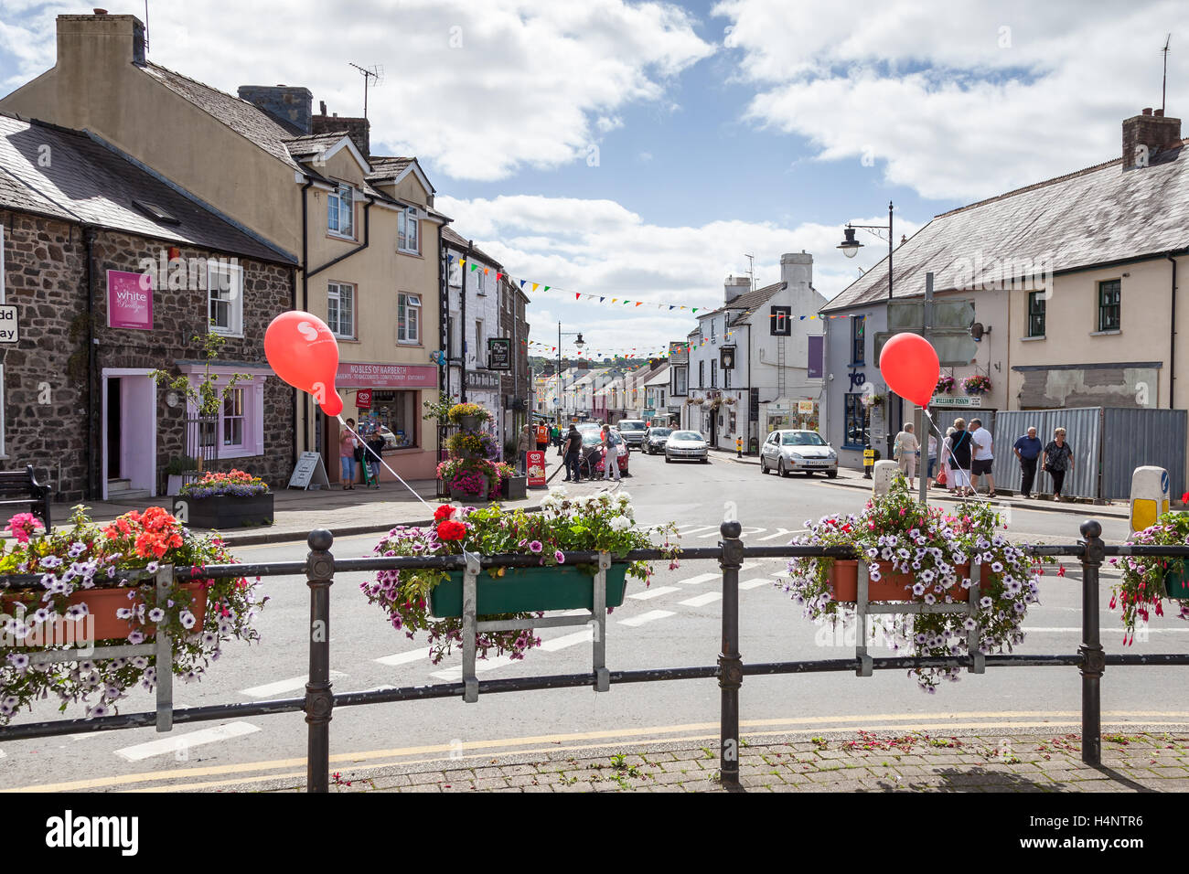 Narberth in Pembrokeshire, Wales Stock Photo - Alamy