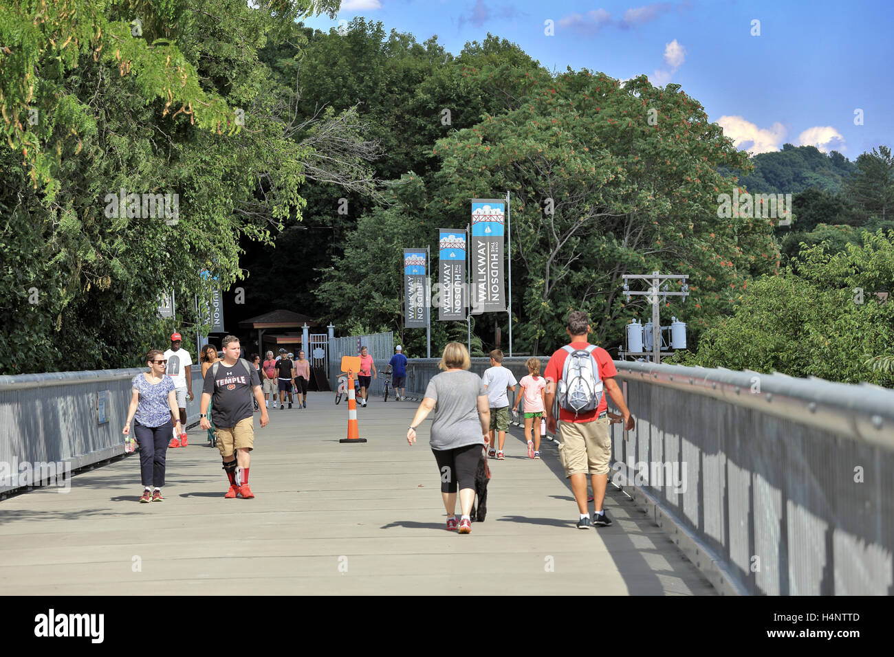 Walkway Over the Hudson State Park Poughkeepsie New York Stock Photo ...