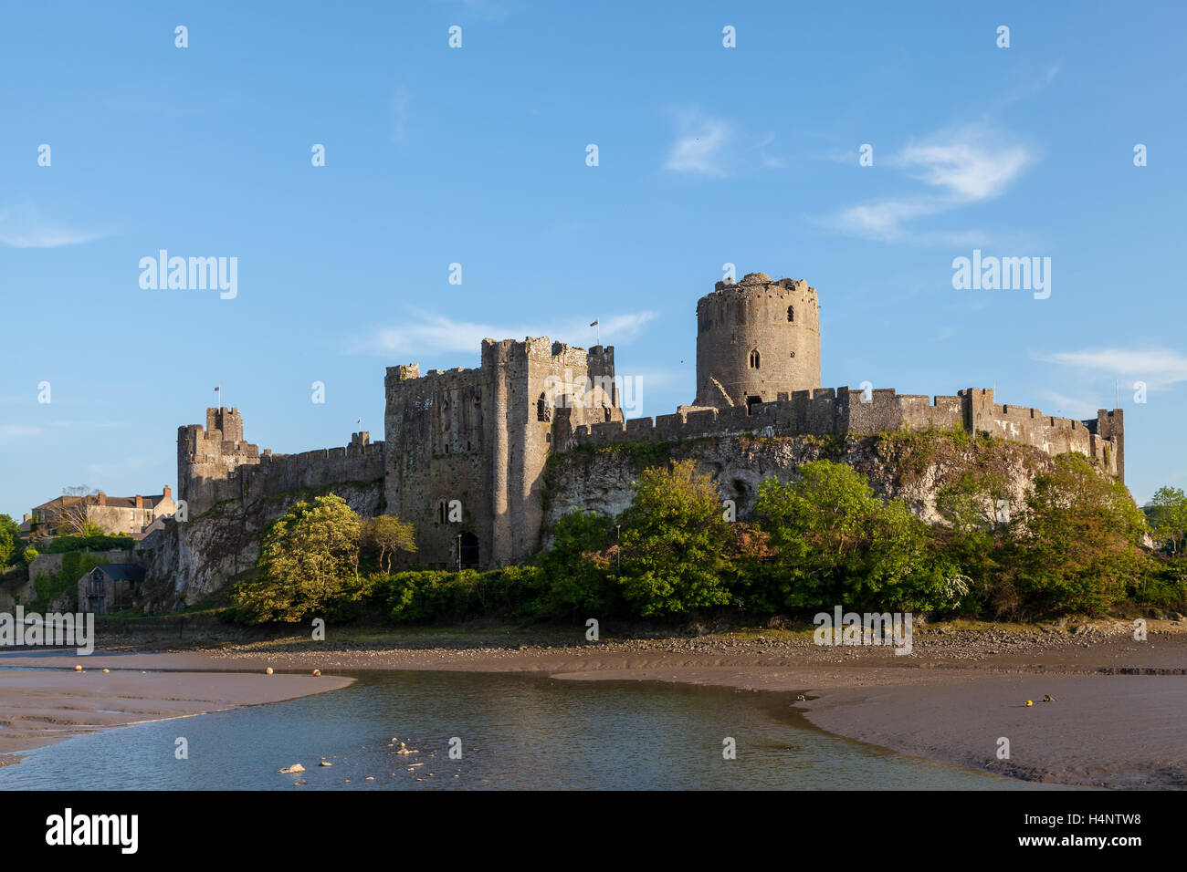 Pembroke castle pembrokeshire west wales hi-res stock photography and ...