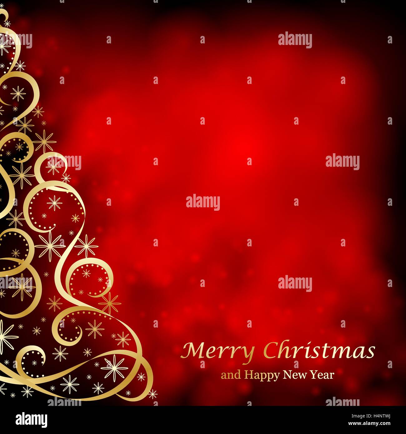 Absrtact Floral Christmas Tree Background Stock Vector Image & Art - Alamy