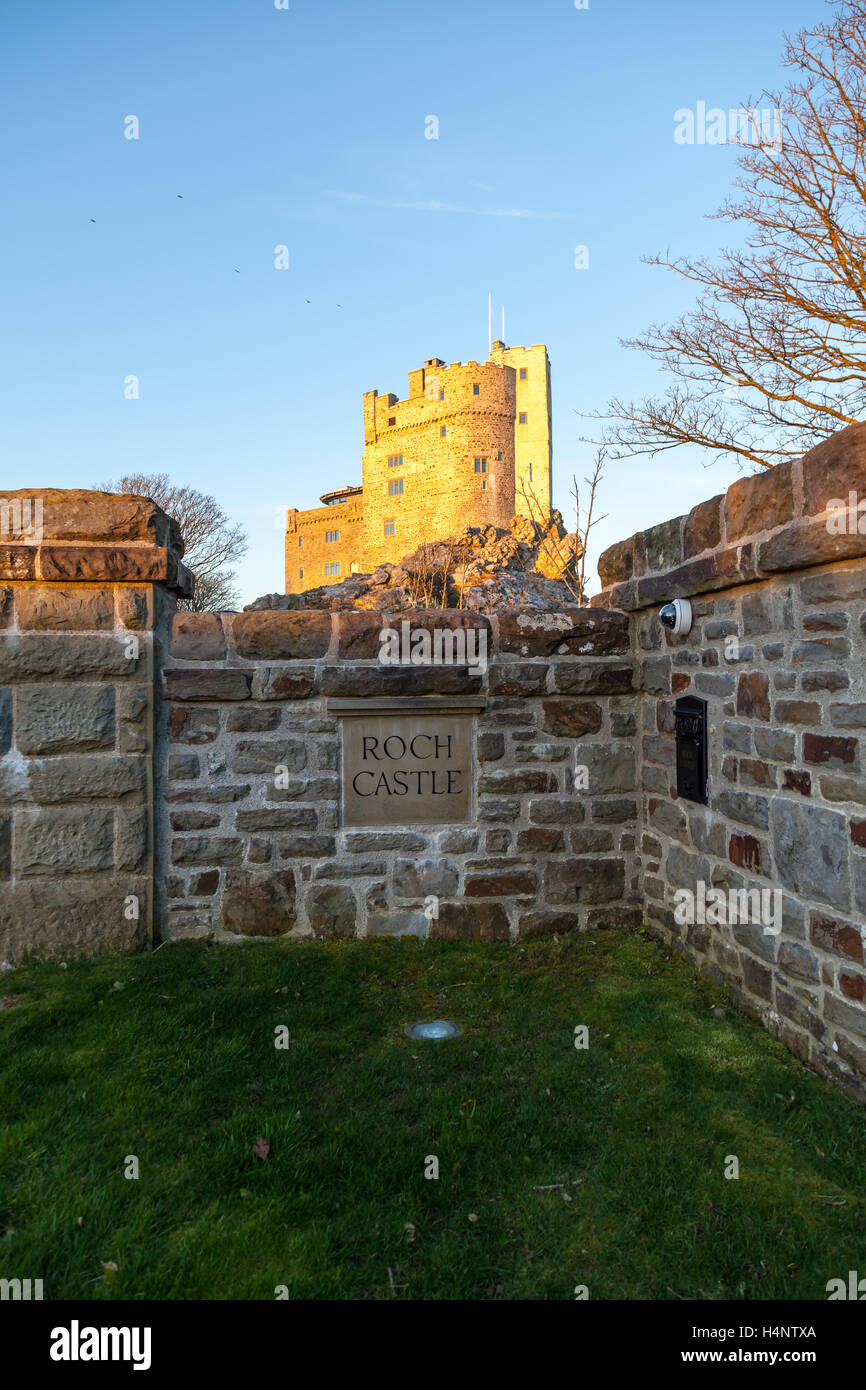 Roch castle, wales hi-res stock photography and images - Alamy