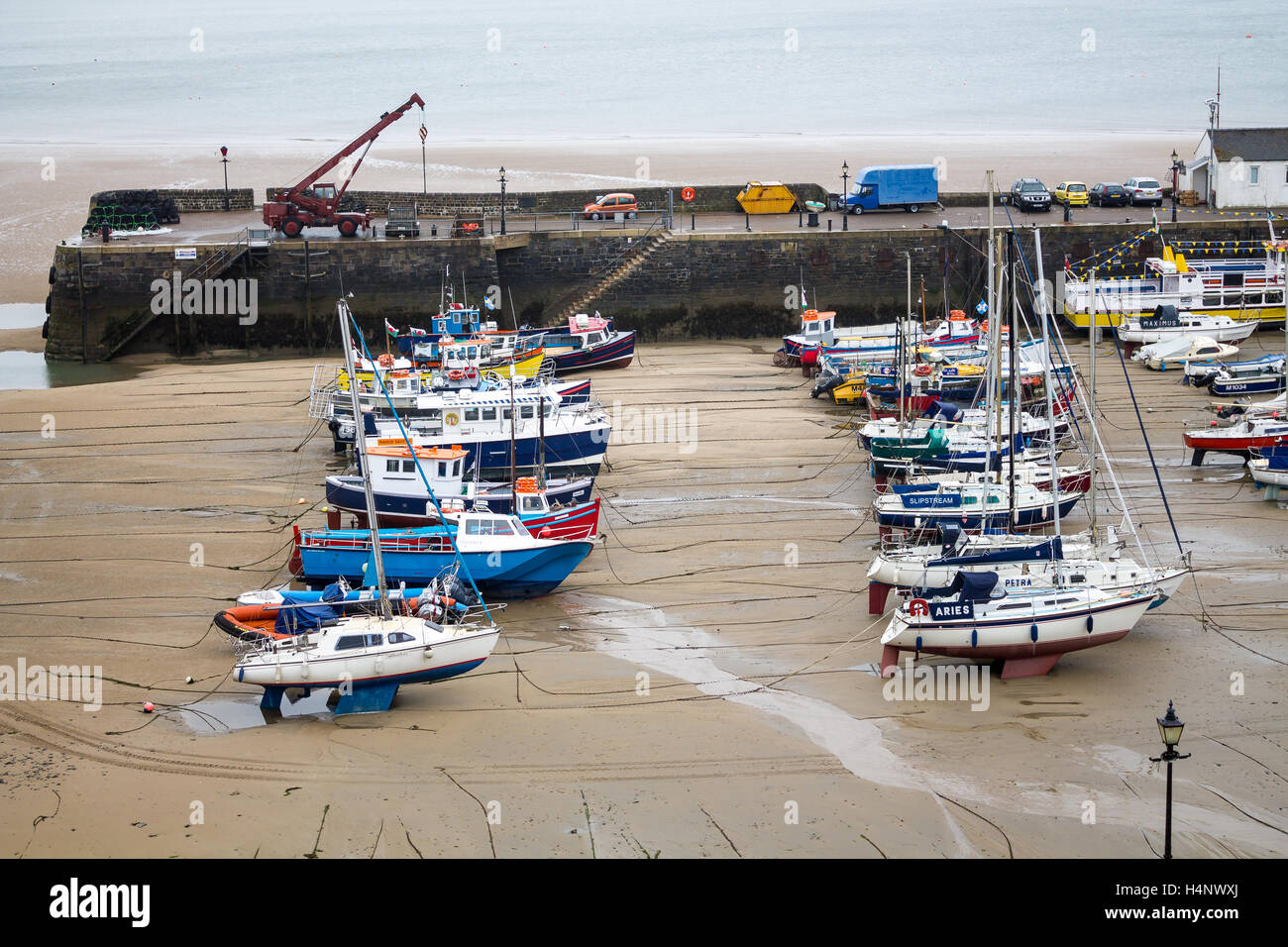 Tenby summer, Pembrokeshire, Wales, UK Stock Photo - Alamy