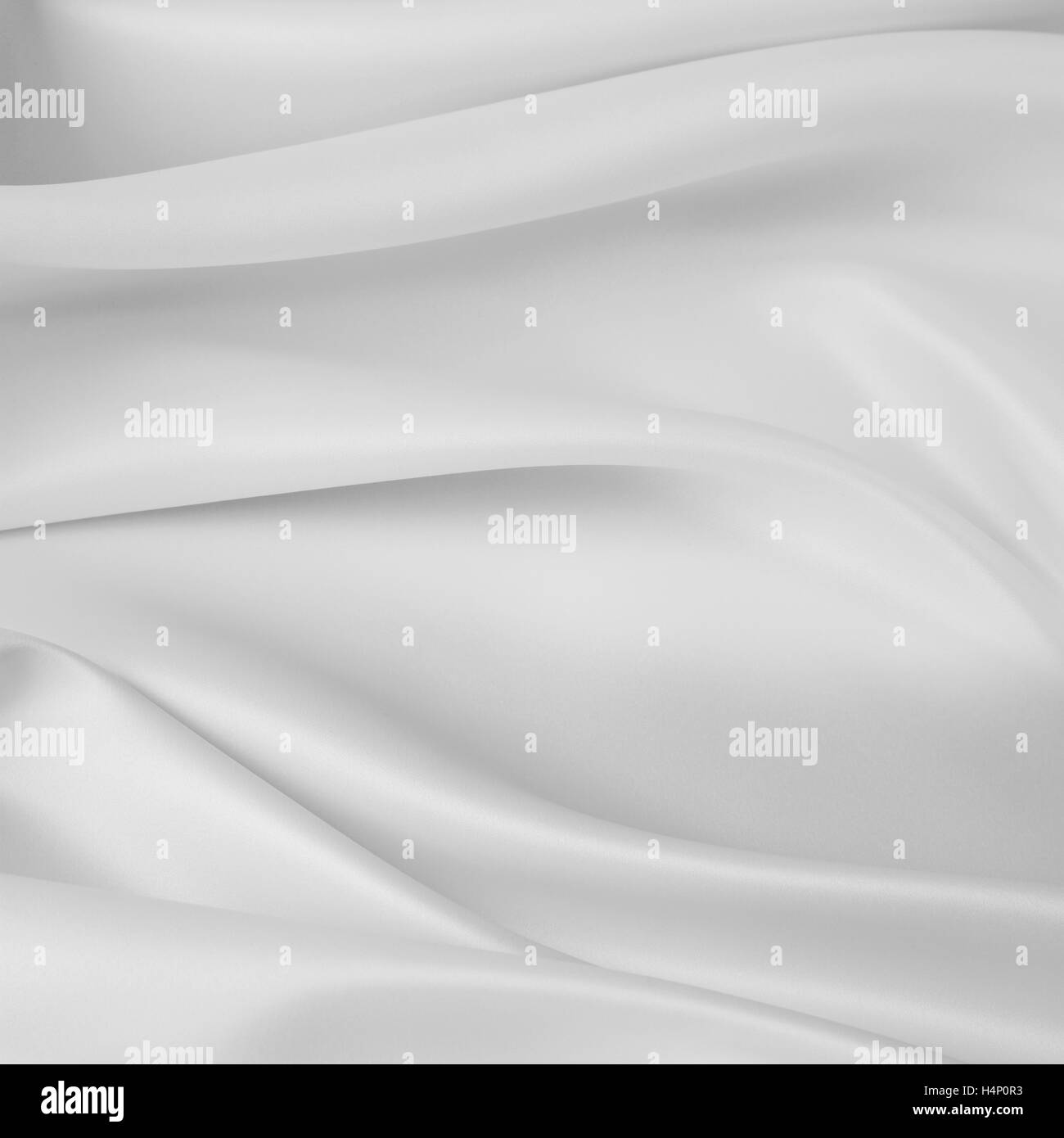 Closeup of rippled white silk fabric Stock Photo - Alamy