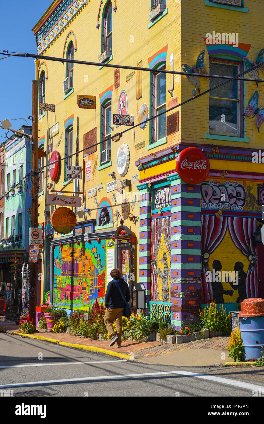 USA Pittsburgh PA Pennsylvania Randyland Randy Land a whimsical art ...