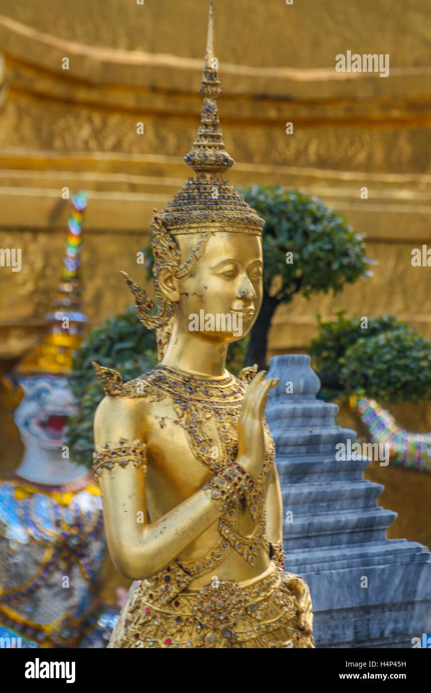 Figure Of Kinnara Stock Photo - Alamy