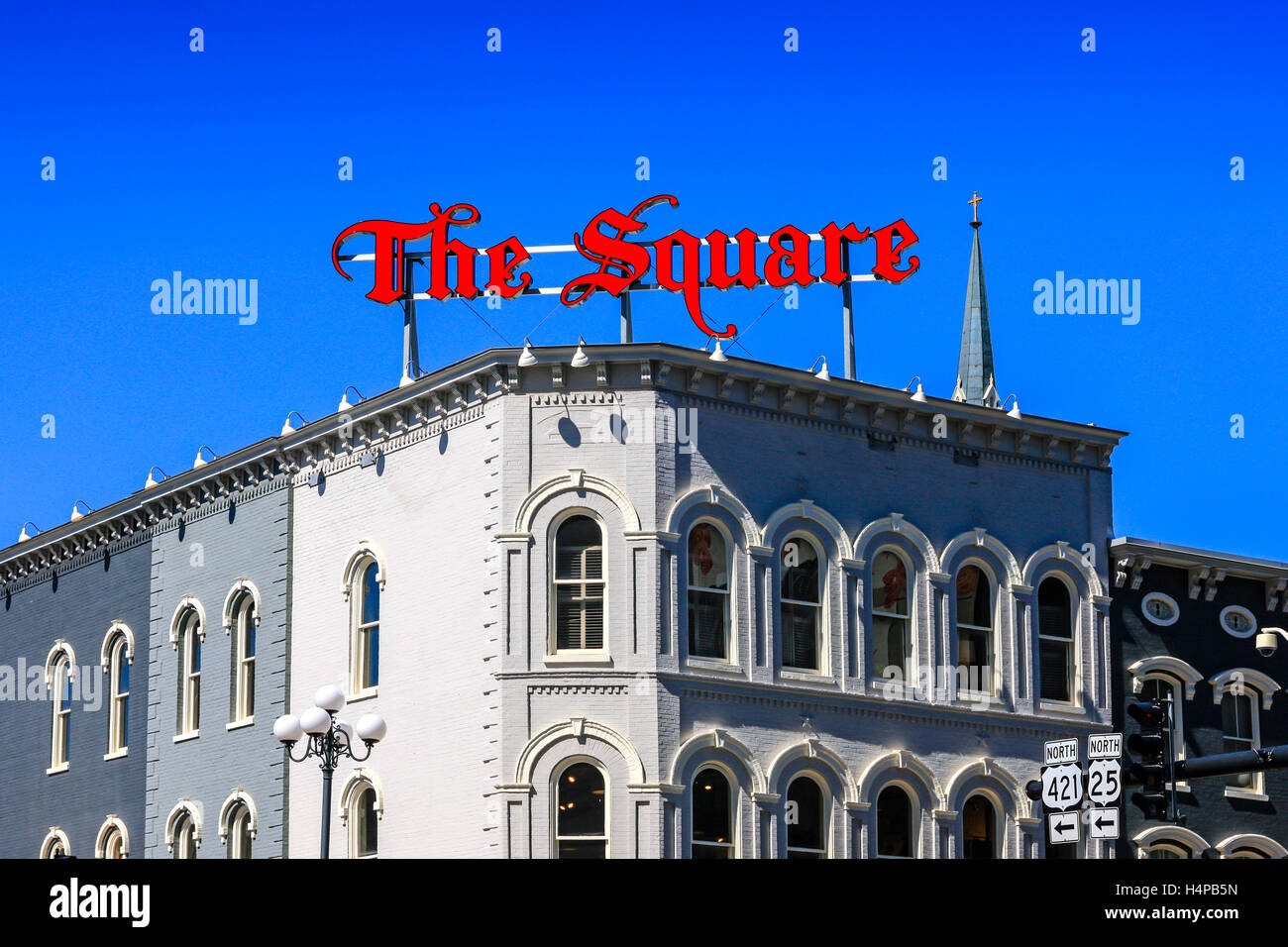 The Square, heart of Lexington since the 1880's Stock Photo - Alamy