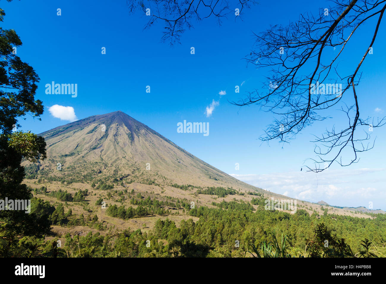 Inerie volcano. Flores island. Indonesia, Asia Stock Photo - Alamy