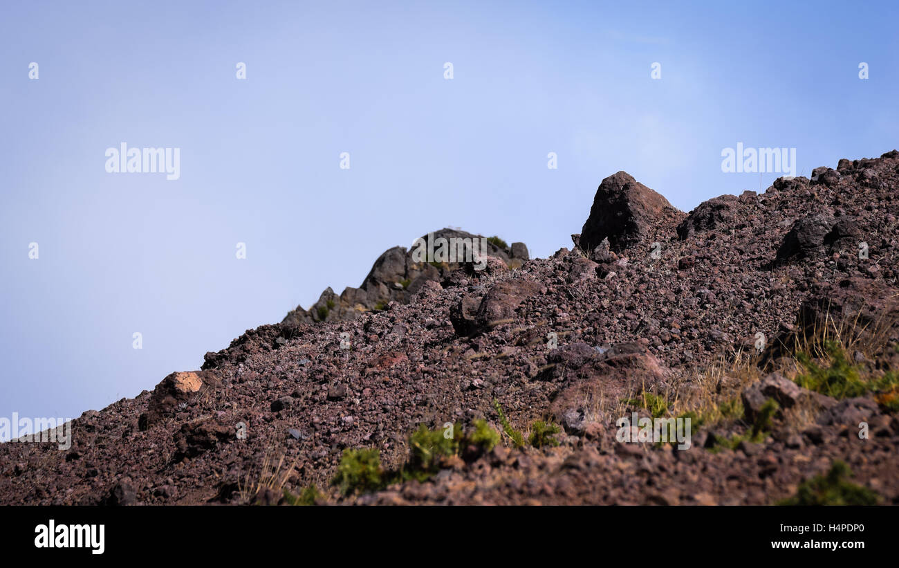 Red coloured rocks and soil of Pico do Arieiro, Madeira Stock Photo - Alamy