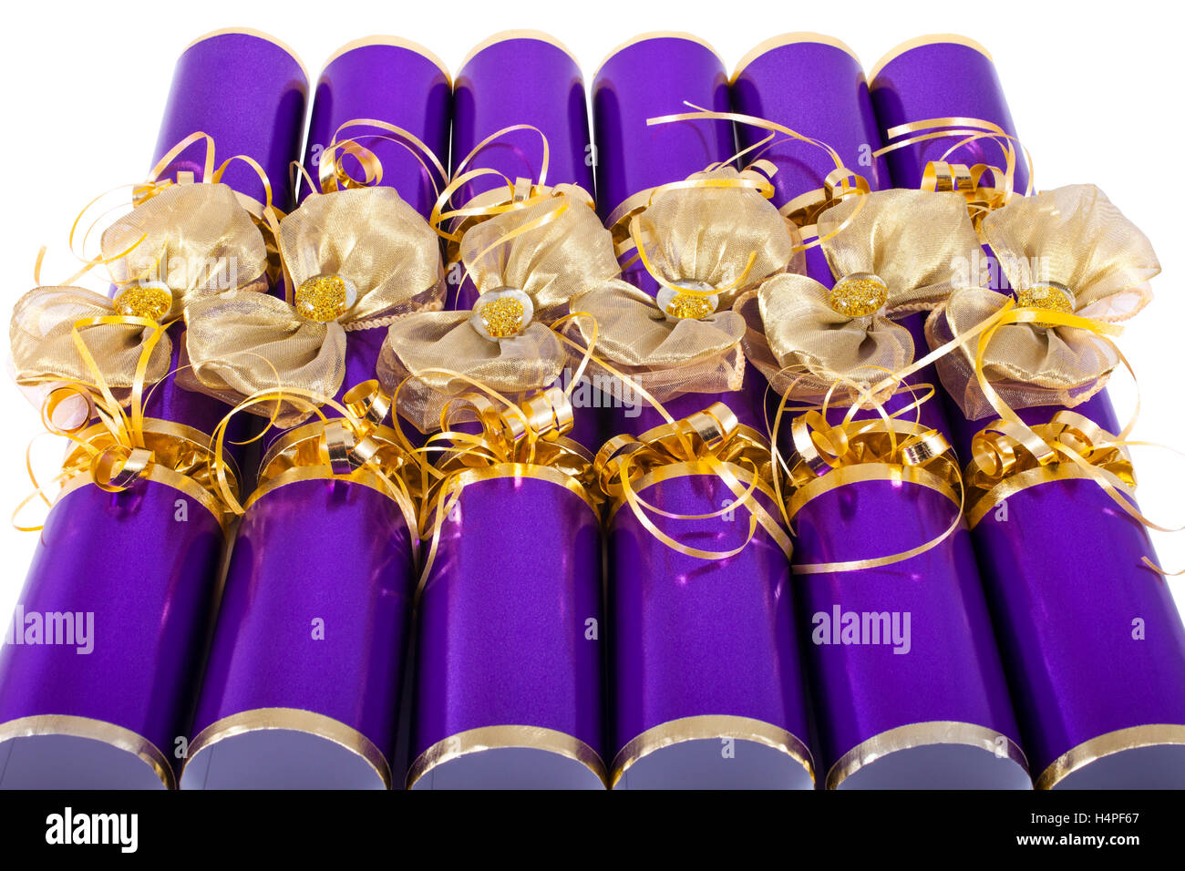 A studio shot of traditional Crackers or otherwise known as Bon Bons ...