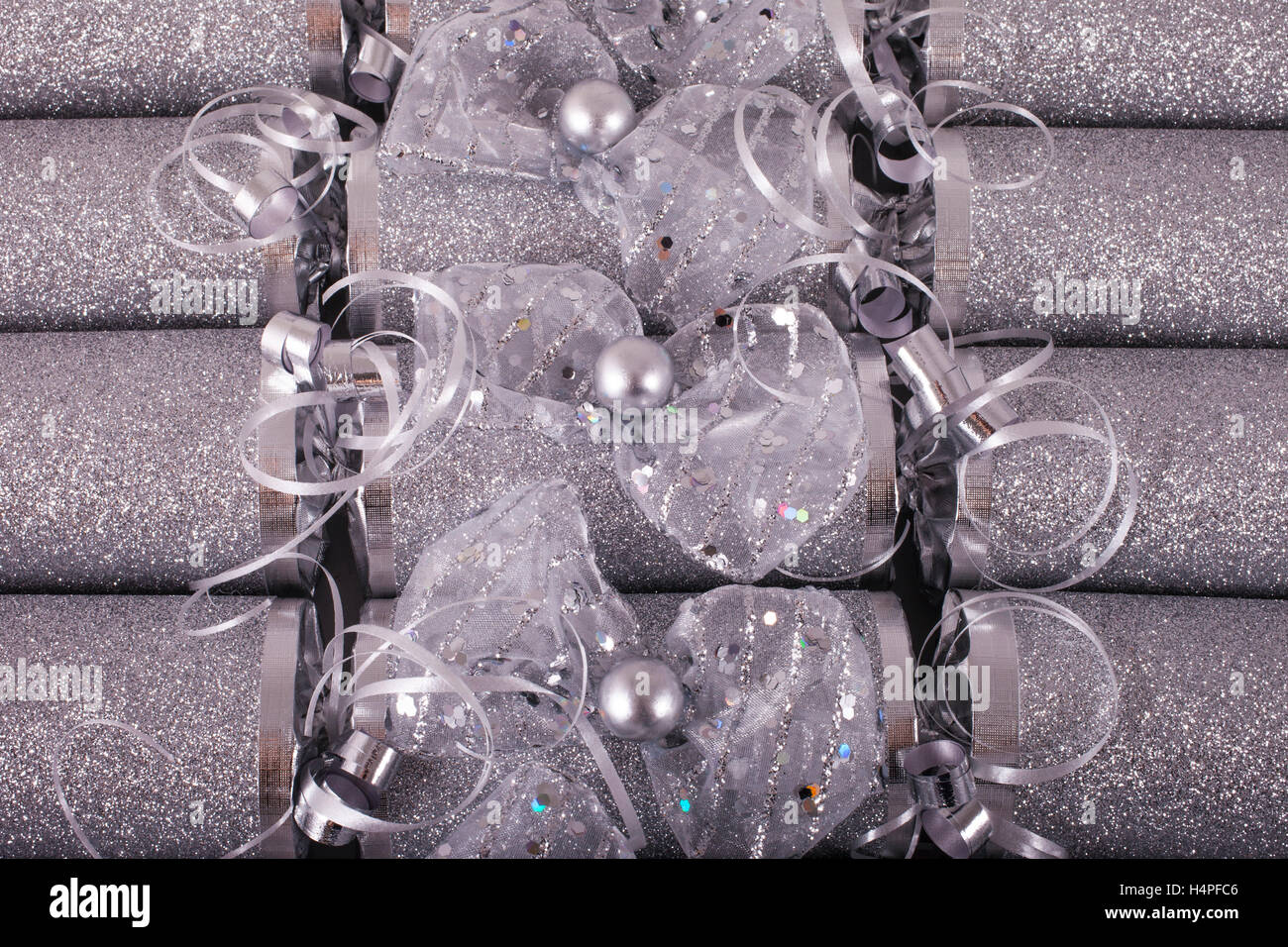 A studio shot of traditional Crackers or otherwise known as Bon Bons ...